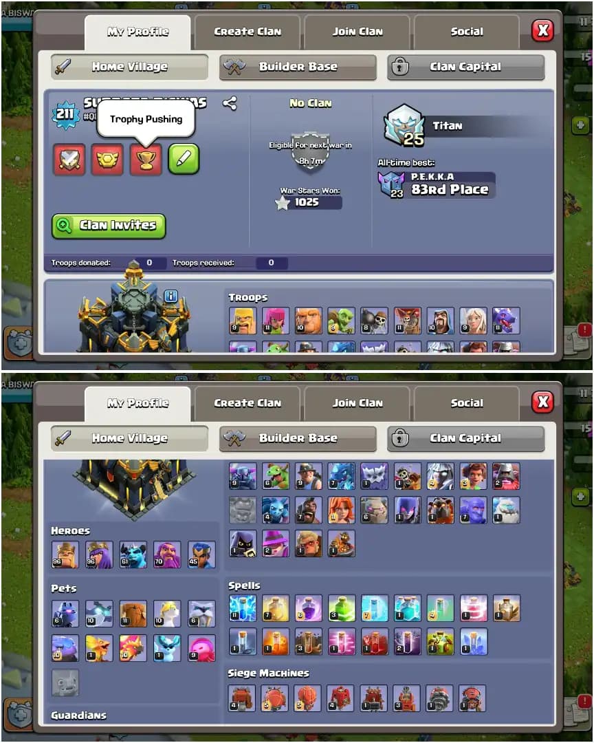 TH16 100% MAXED>TH17 NEW | ALL EPIC HIGH | HIGH WALL